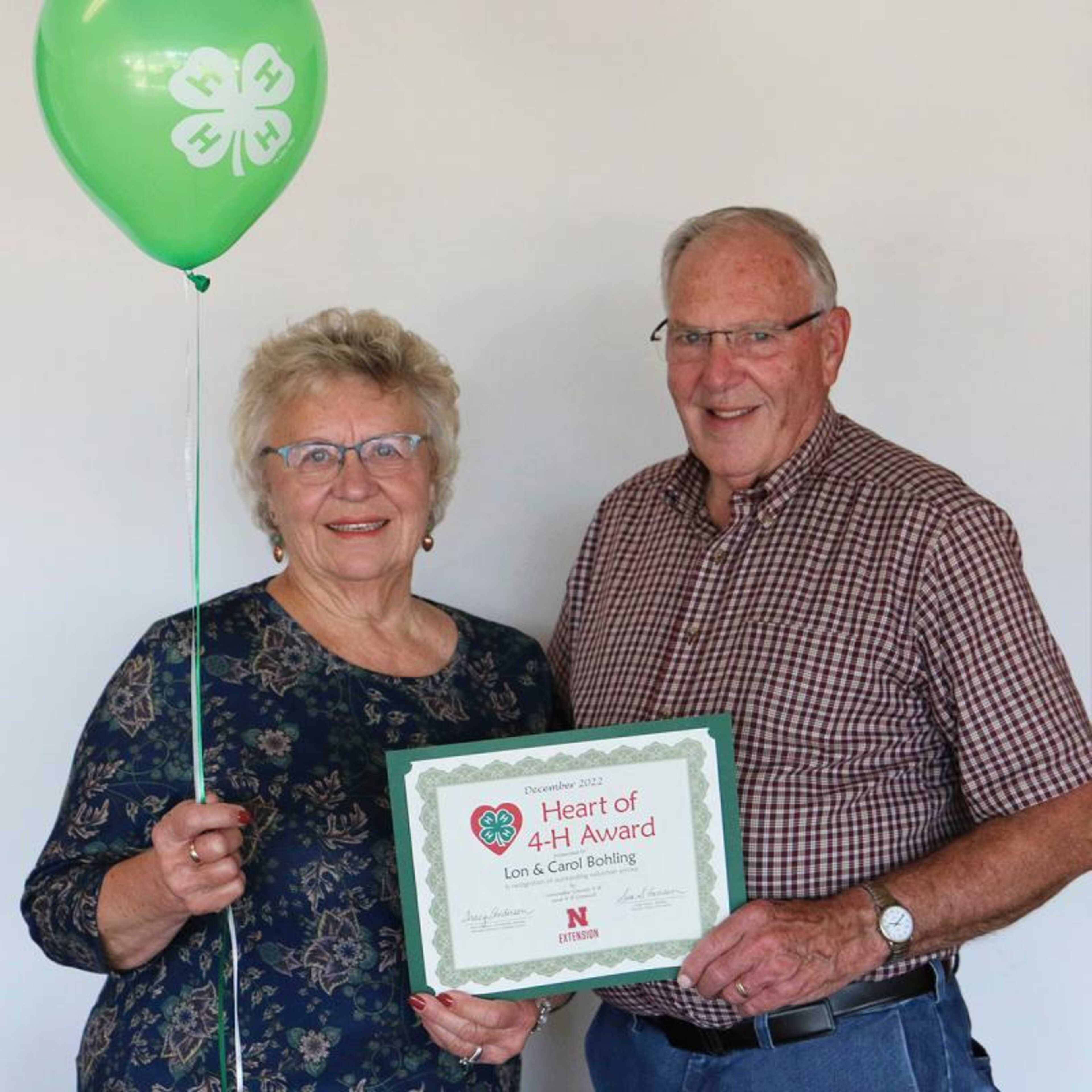 Heart of 4-H Award Winner: Lon and Carol Bohling | Nebraska Extension ...