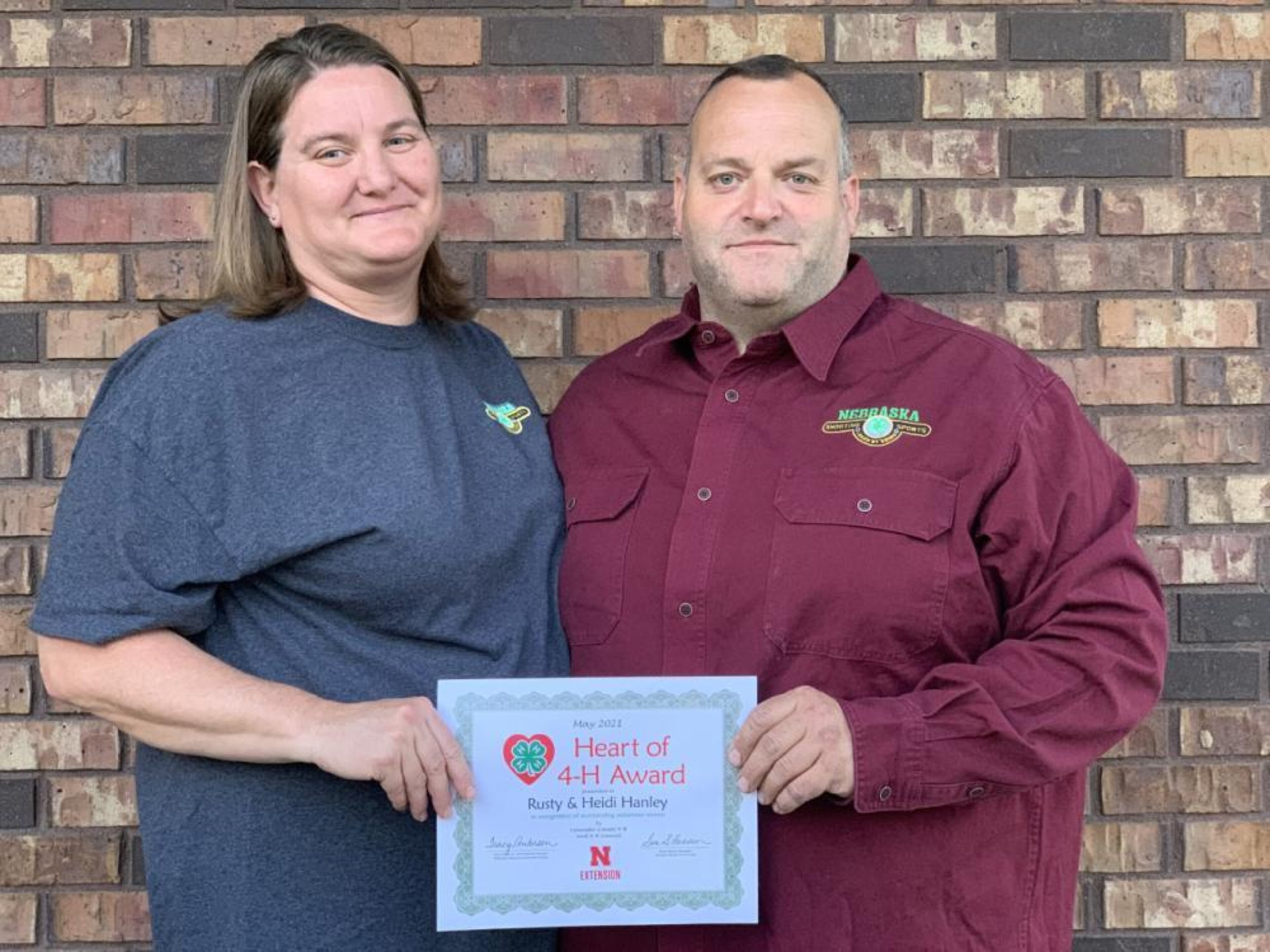 Heart of 4-H Award Winner: Rusty & Heidi Hanley | Nebraska Extension in ...