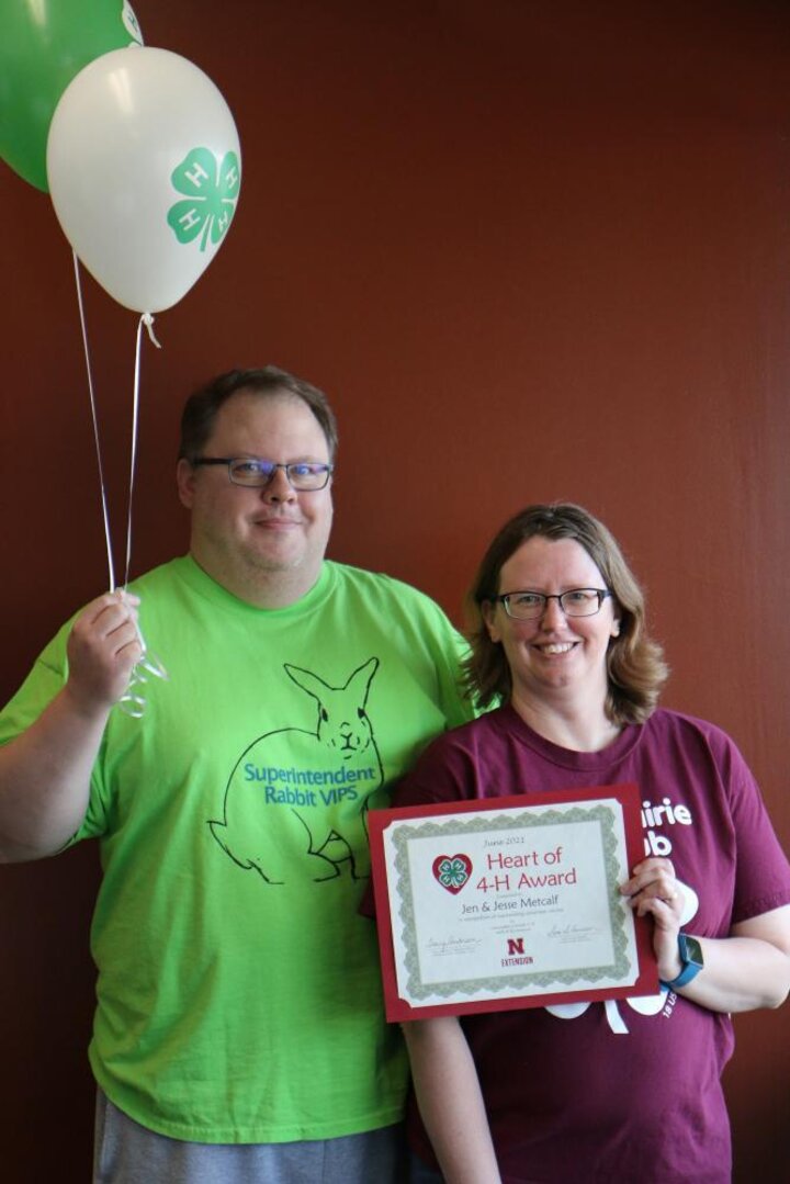 Heart of 4-H Award Winner: Jen & Jesse Metcalf | Nebraska Extension in ...